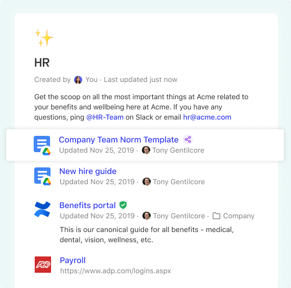 Knowledge Management Software - Features | Glean
